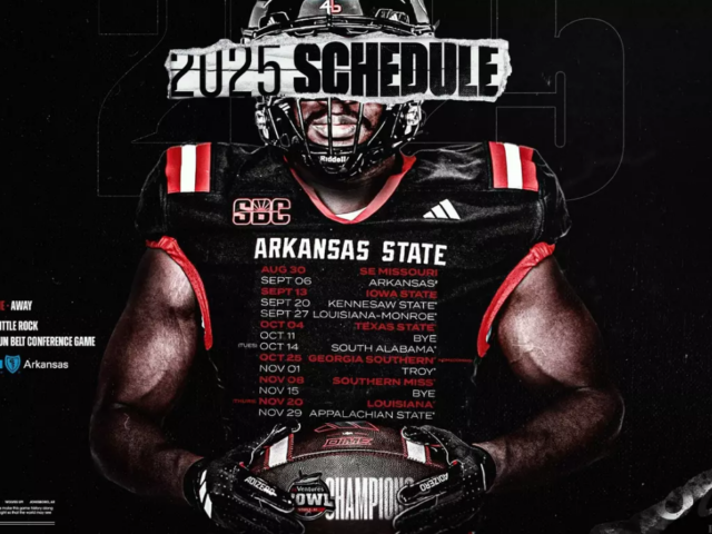 A-State Football announces full 2025 schedule - Jonesboro Right Now