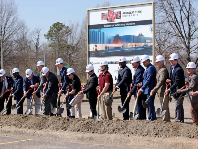 A-State breaks ground on College of Veterinary Medicine - Jonesboro ...