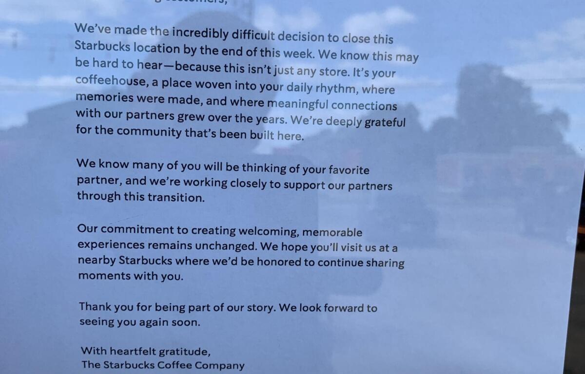 Red Wolf Boulevard Starbucks set to close - Jonesboro Right Now