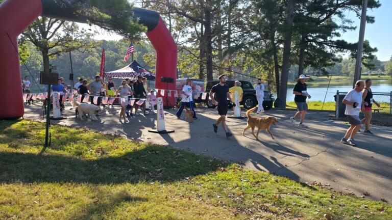 Dozens turn out for NEA 5K Rescue Run - Jonesboro Right Now
